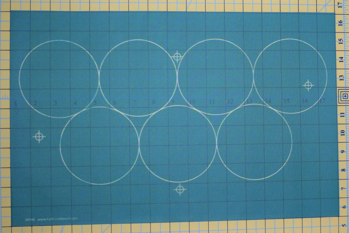4" Offset Circle Stencil – Debby Brown Quilts